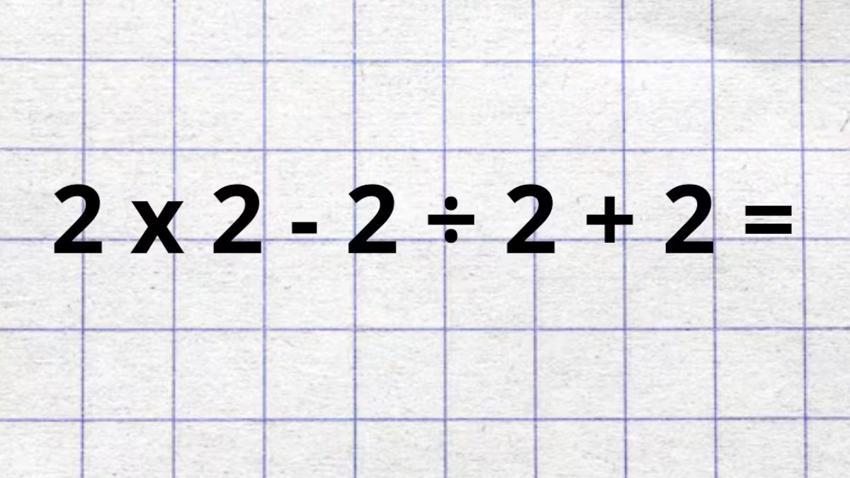 The math challenge that put social media to the test: how much is 2 × 2 ...
