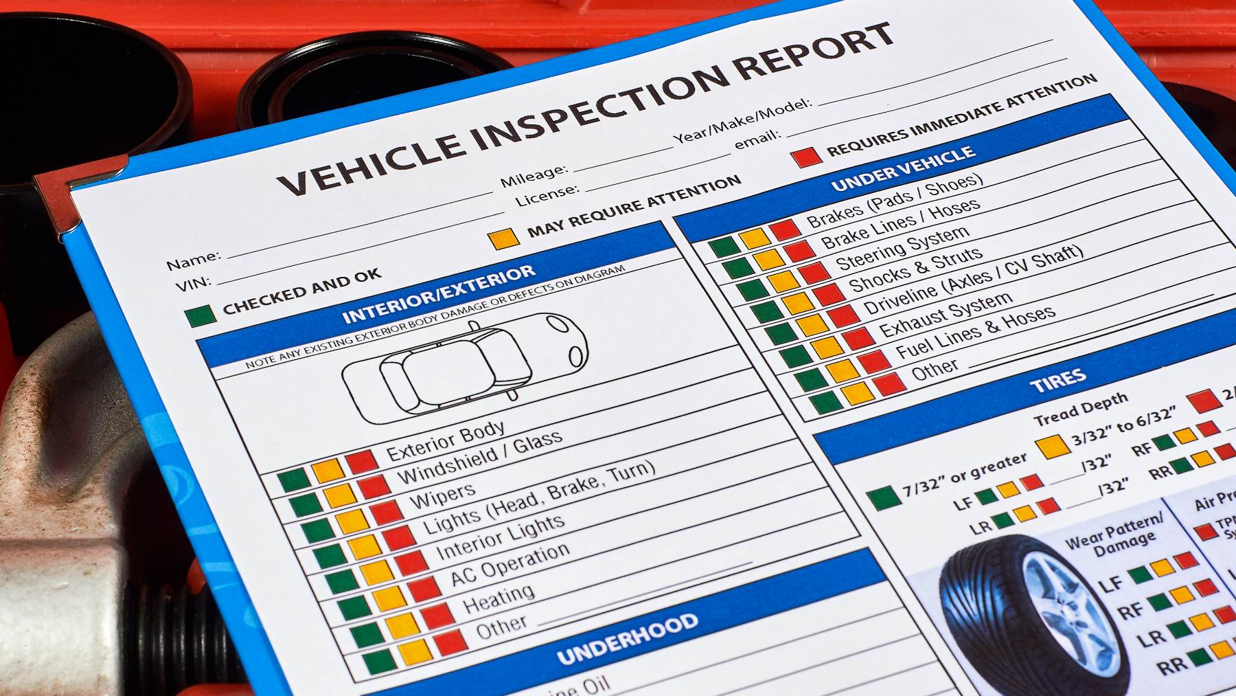 Total change to annual vehicle inspections - from now on, all vehicles ...