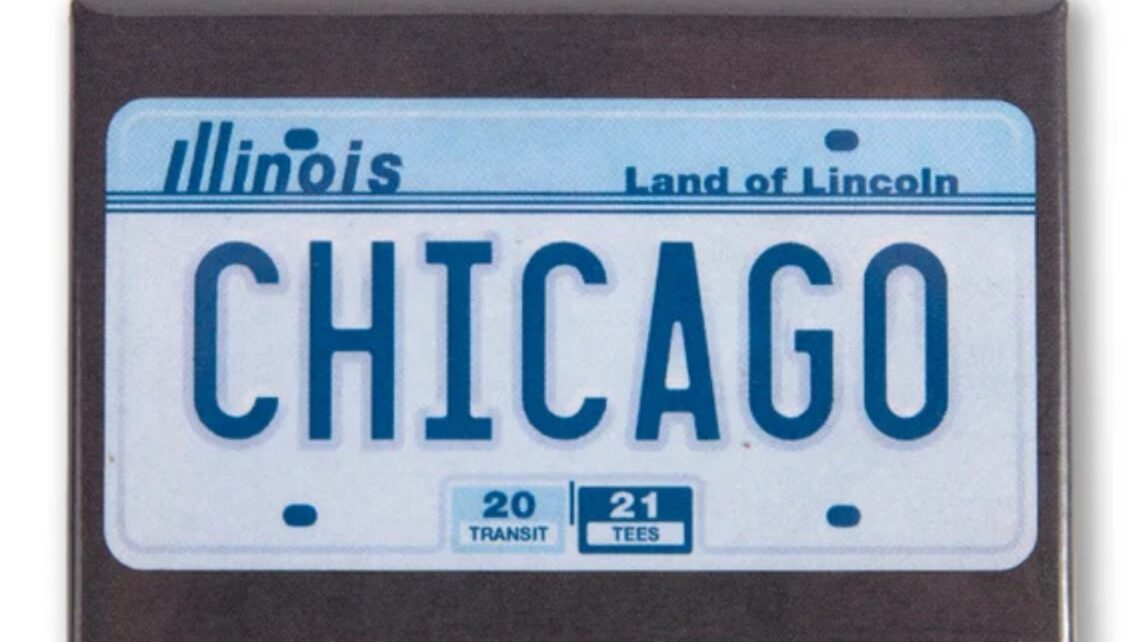 Say goodbye to modern license plates - the iconic blue and white plates ...