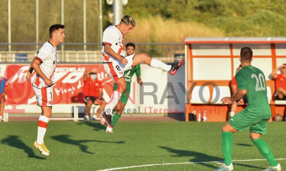 Manu Navarro jugó con el Rayo B y ejerció de capitán