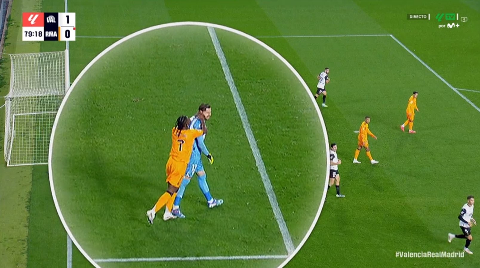 Vinicius, expulsado tras empujar a Dimitrievski